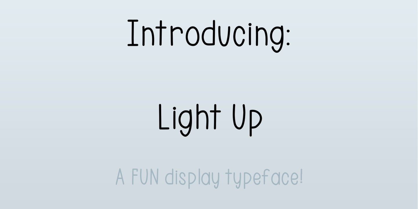 Light Up: pobierz czcionkę i zainstaluj ją na stronie internetowej i ...